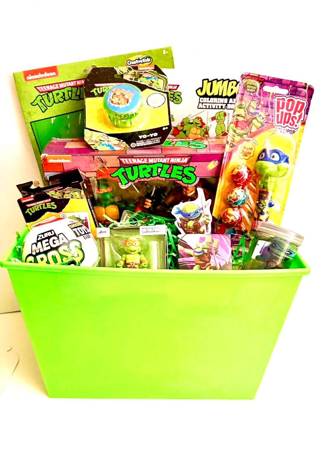 Totally Radical TMNT Gift Basket - Action Figures, Toys & More!" - Etsy