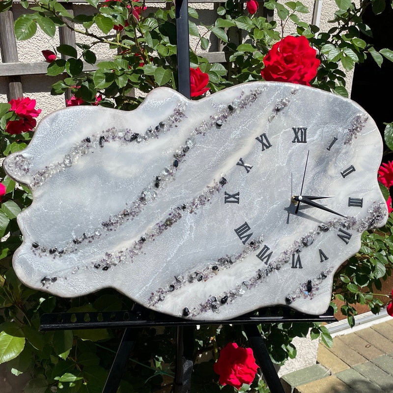 Epoxy Resin Clock - Etsy