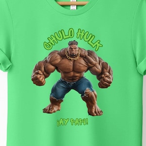 Chulo Hulk Graphic T-shirt for Men, Back to School Tee, Leviathan in ...