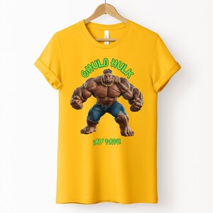 Chulo Hulk Graphic T-shirt for Men, Back to School Tee, Leviathan in ...
