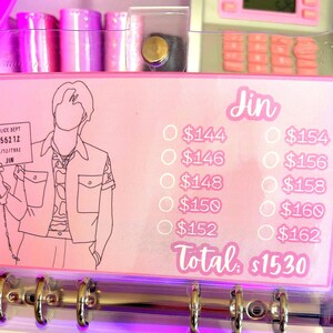 Kpop BTS Cash Stuffing Savings Challenge A6 Budgeting - Etsy