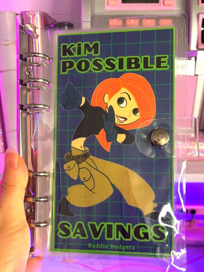 Kim Possible Cash Stuffing Savings Challenge A6 Budgeting - Etsy