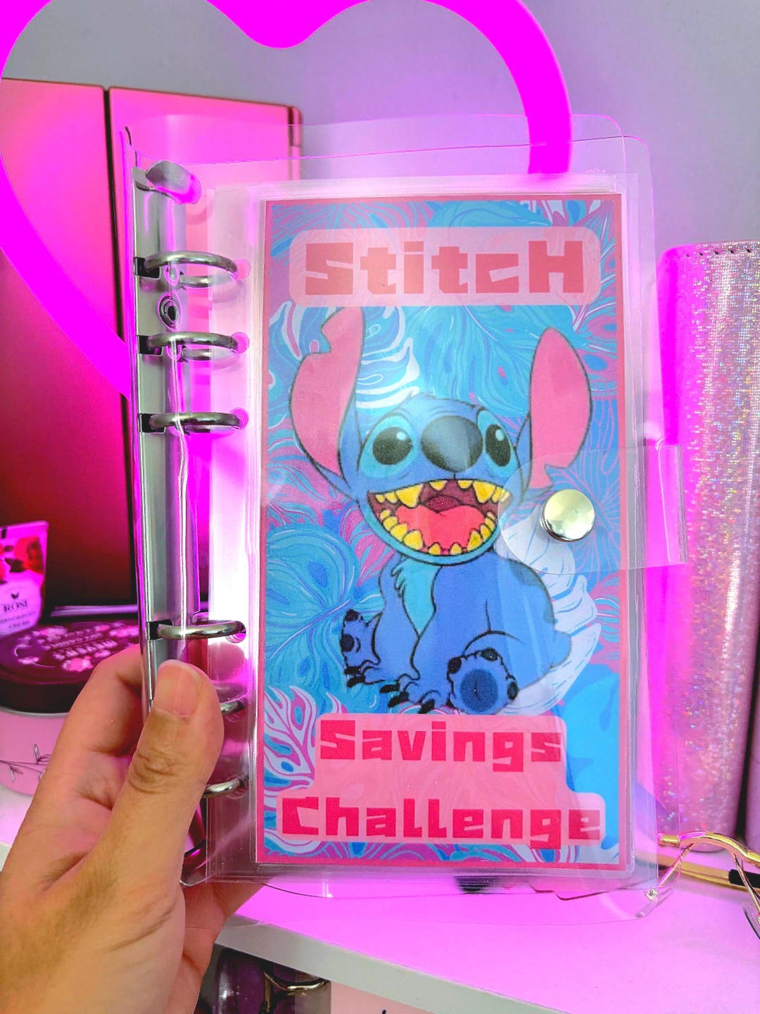 Cartoon Alien Stitch Denomination A6 Savings Challenge Cash Stuffing ...