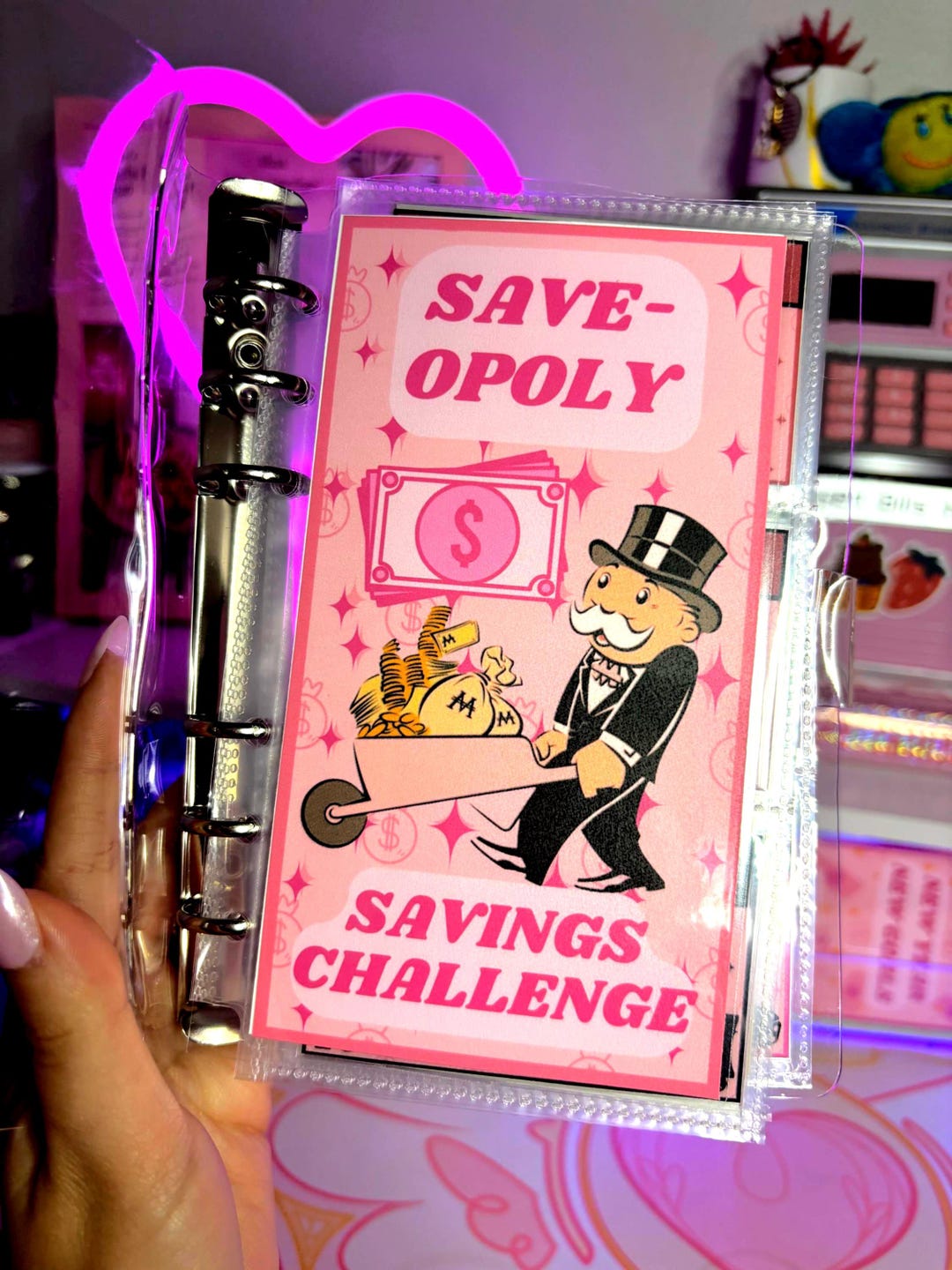 Savopoly Budgeting A6 Savings Challenge Cash Stuffing Binder - Etsy