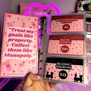 Savopoly Budgeting A6 Savings Challenge Cash Stuffing Binder - Etsy