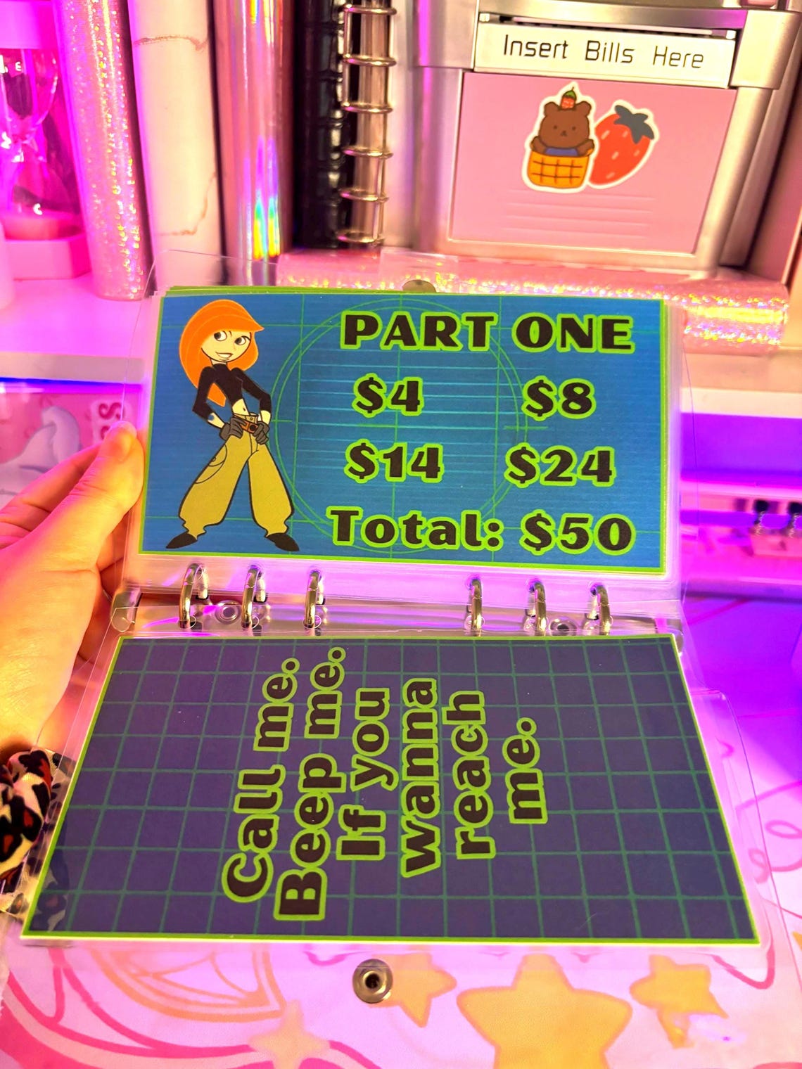 Kim Possible Cash Stuffing Savings Challenge A6 Budgeting - Etsy