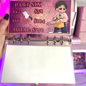 Halloween Slasher Spooky Squad Cash Stuffing Savings Challenge A6 ...