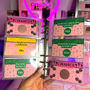Savopoly Budgeting A6 Savings Challenge Cash Stuffing Binder - Etsy