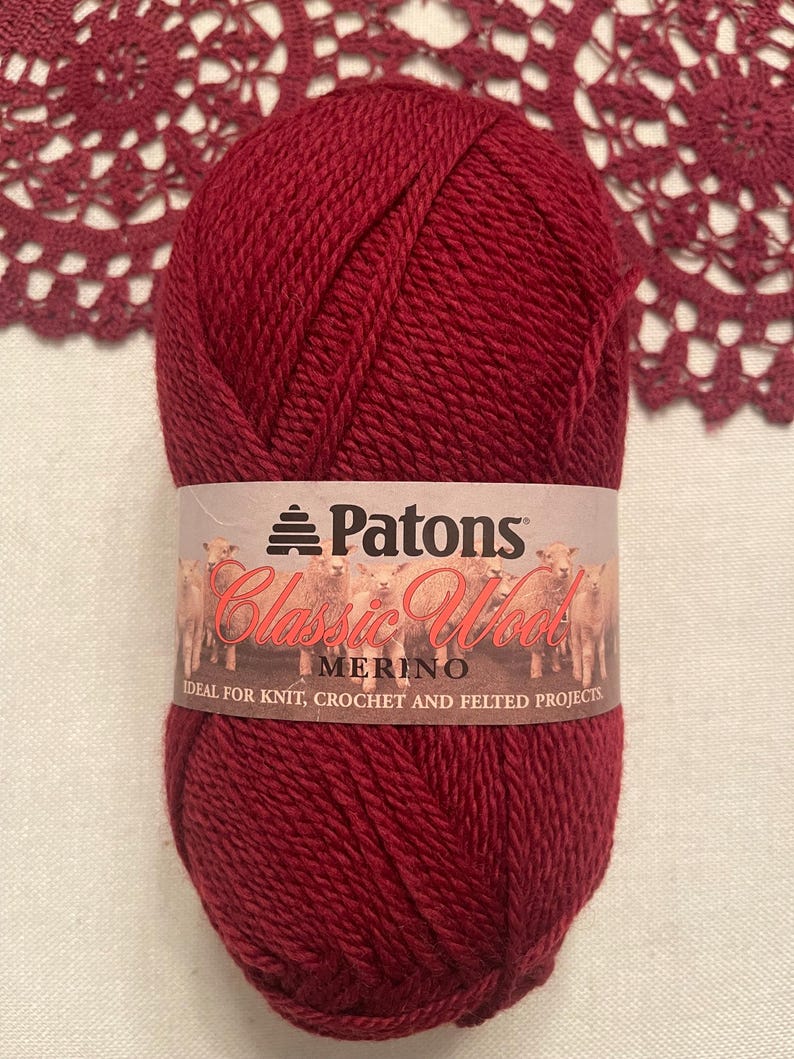 Merino Yarn - Classic Wool Made in Canada by Patons - Etsy