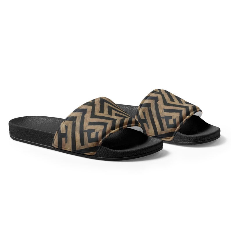 Cushioned Mens Slides, Lightweight PU Outsole - Etsy