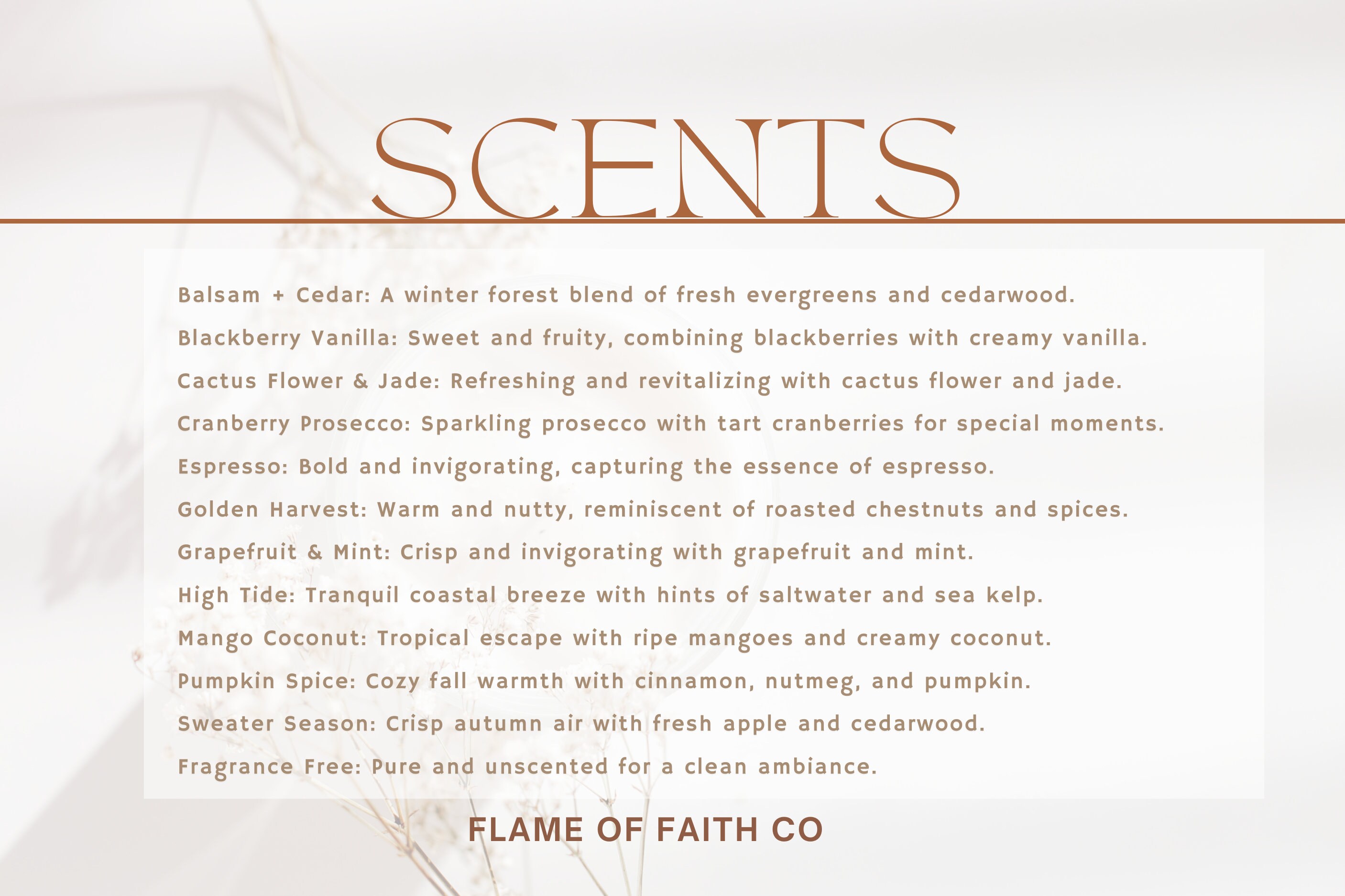 Flame of Faith | Bible Verse Candle | Hand Poured 11 Oz Prayer Candle ...