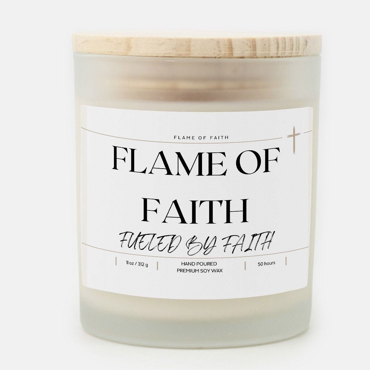 Flame of Faith | Bible Verse Candle | Hand Poured 11 Oz Prayer Candle ...