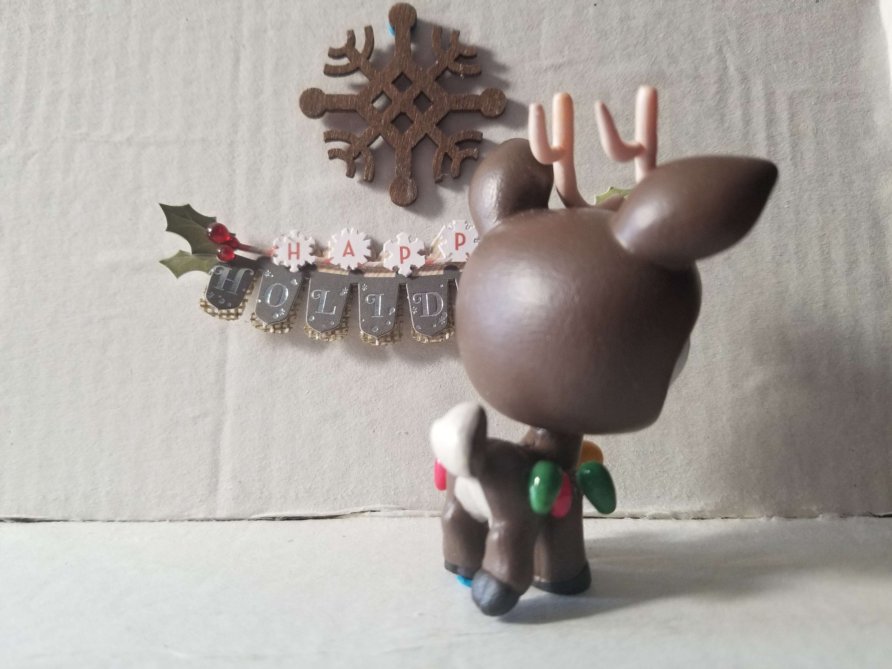 Rudolph Red Nose Reindeer LPS OOAK - Etsy