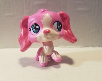 Littlest Pet Shop Cute, Cocker Spaniel DOG, Hand Painted, Ooak Custom ...