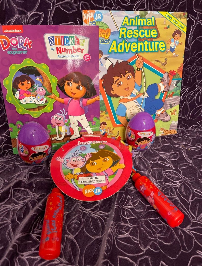 New Nickelodeon Dora Diego Spongebob Baby Shark Cocomelon Easter Basket ...