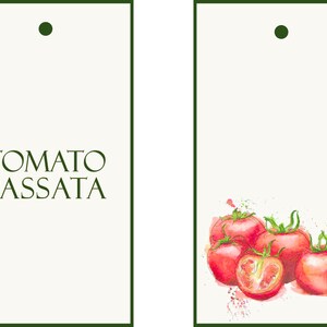 Printable Tomato Passata Label 4 PNG Files Included - Etsy