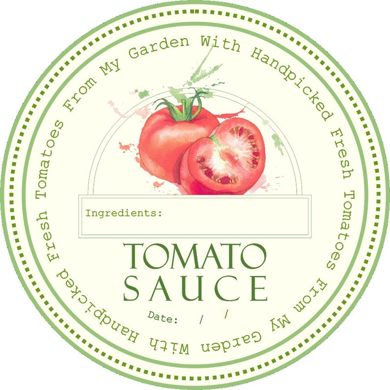 Printable Tomato Sauce Labels 4 PNG Files Included - Etsy Australia