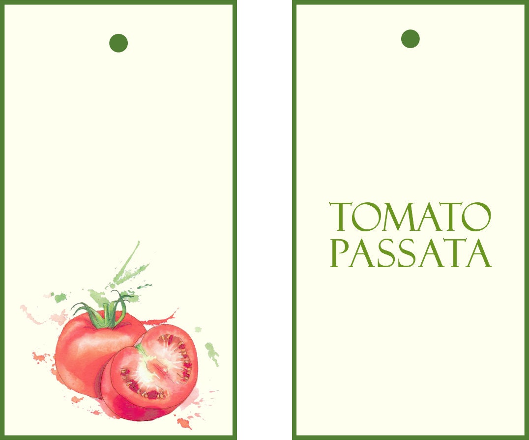Printable Tomato Sauce Labels 4 PNG Files Included - Etsy