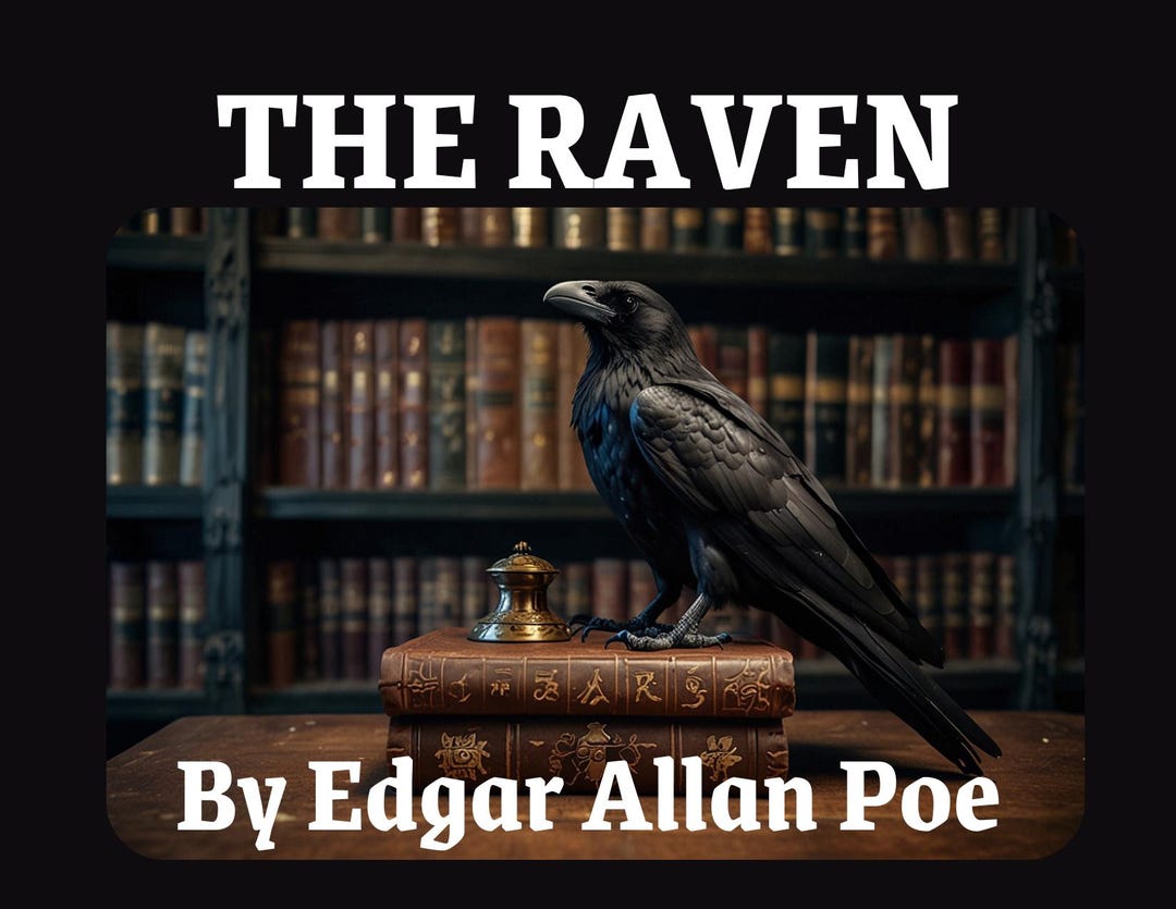 Edgar Allan Poe's the Raven - Etsy
