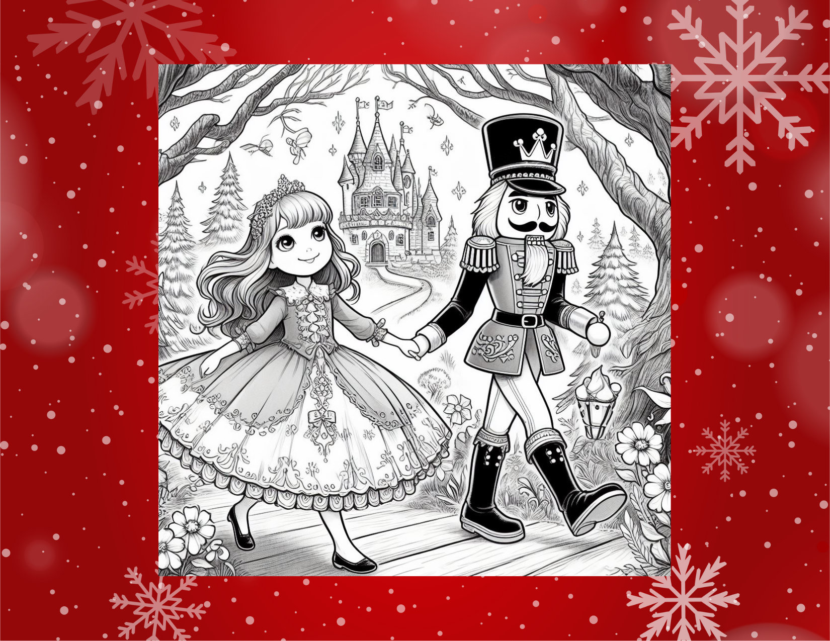 The Nutcracker Coloring Pages! - Etsy