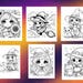 Cute Witch Coloring Pages! - Etsy