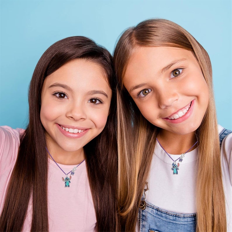 Lilo Stitch Girls BFF Necklace Set of 2,best Friends Necklaces With BFF ...