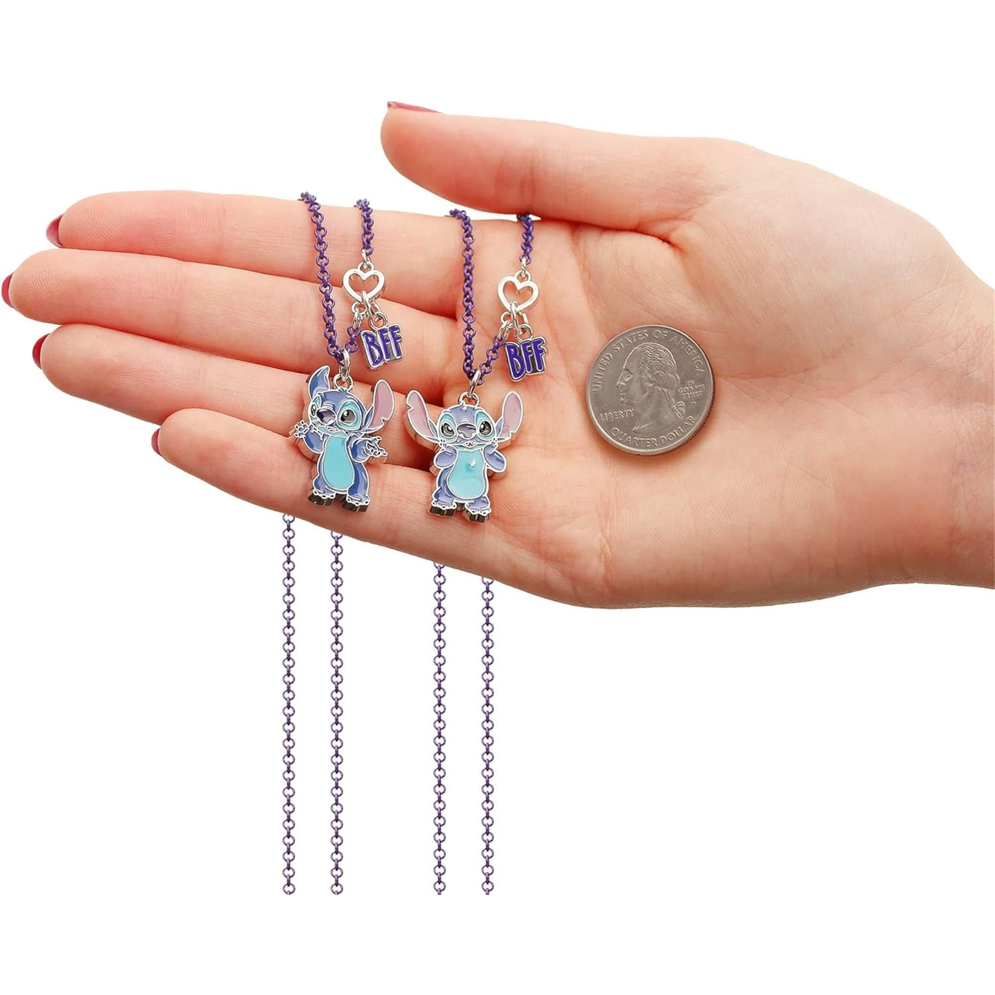Lilo Stitch Girls BFF Necklace Set of 2,best Friends Necklaces With BFF ...