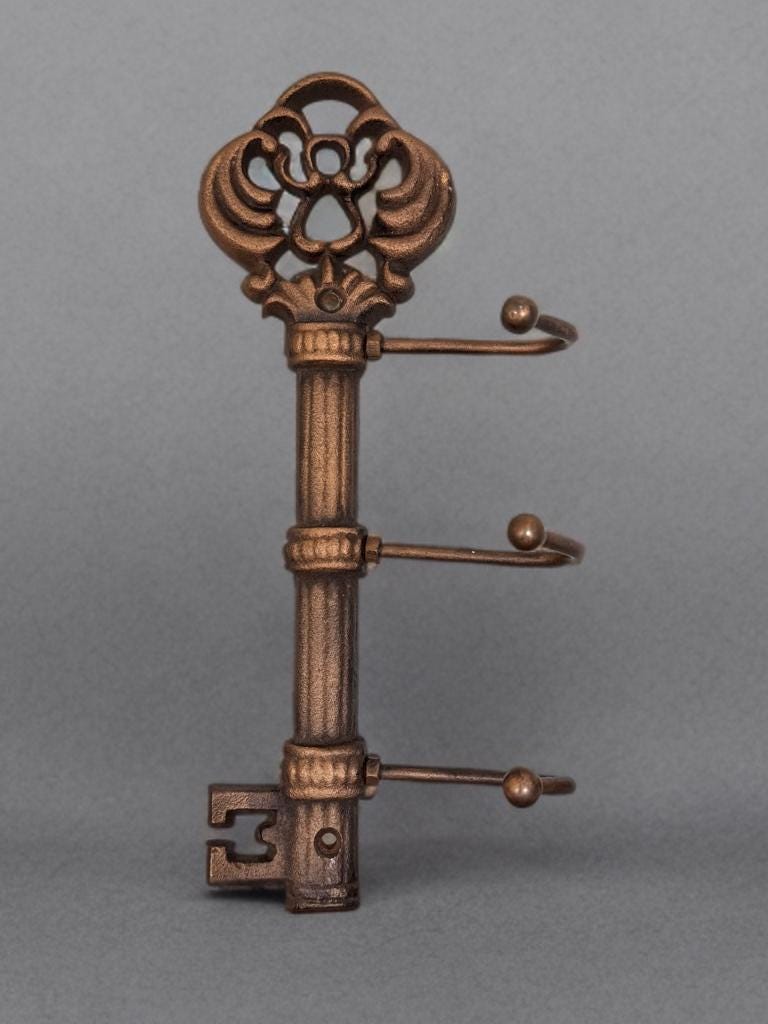 Key Holder |vintage Style Key Rack | Iron Wall Hook | Hooks for Hanging ...