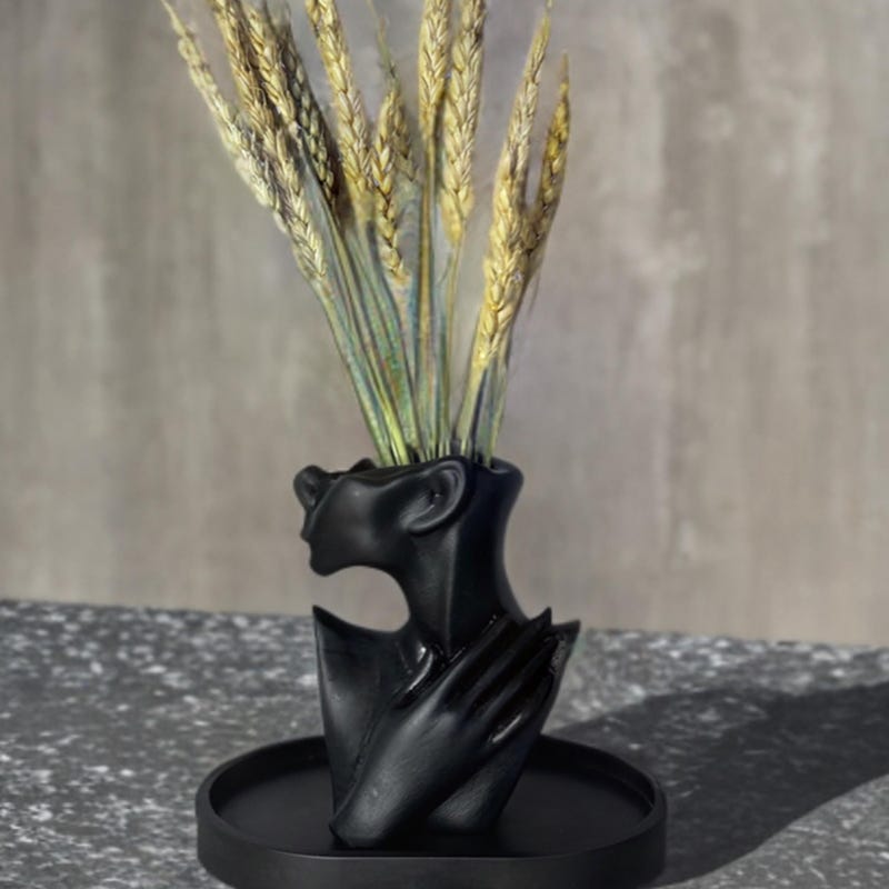 Abstract Face Vase - Etsy
