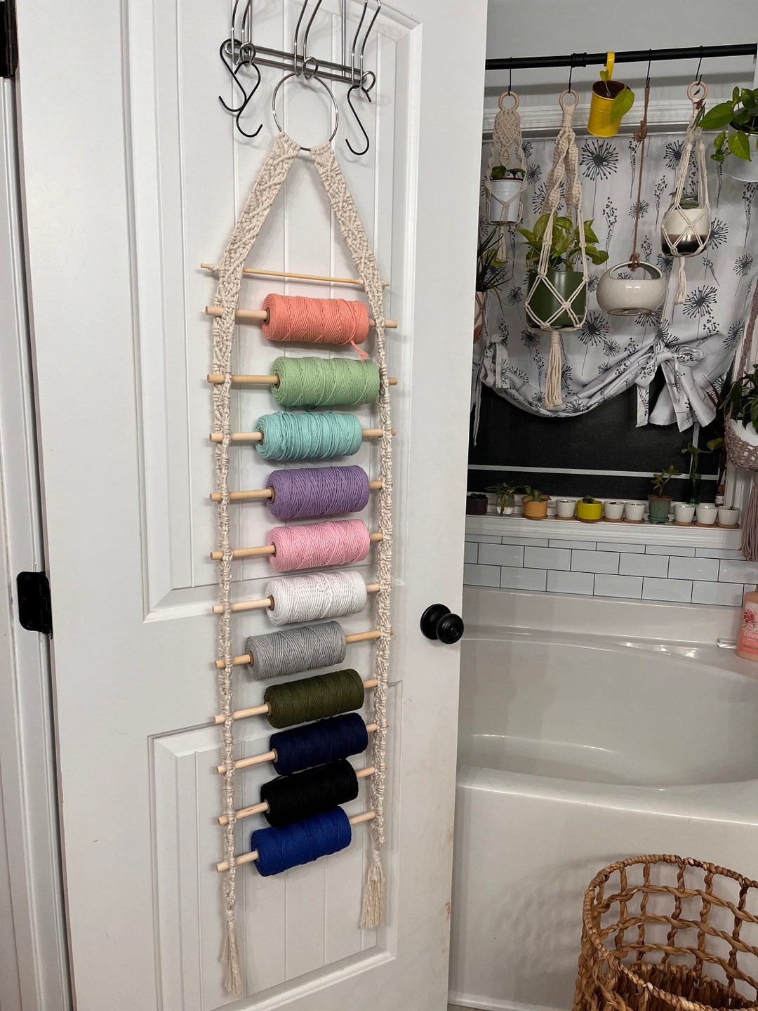 Macrame Multi Storage - Etsy