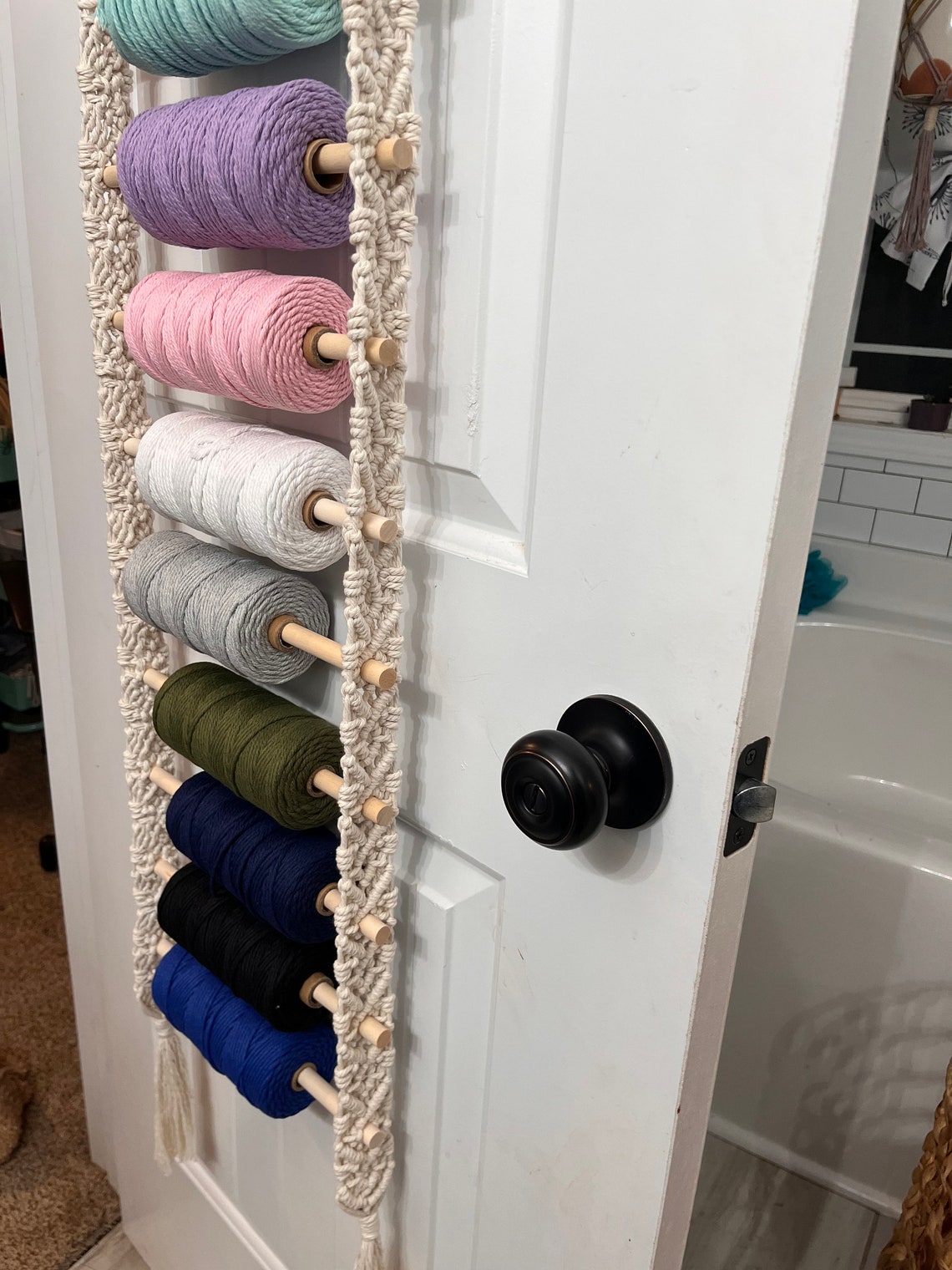 Macrame Multi Storage - Etsy