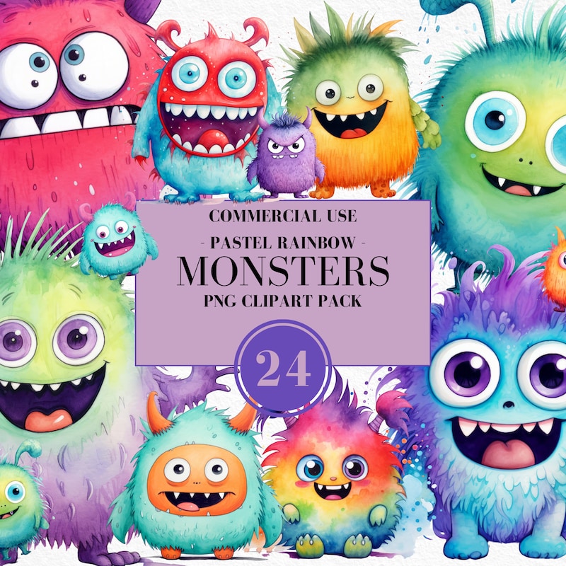 Cute Monsters - Etsy