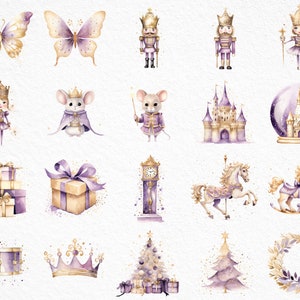 Watercolor Nutcracker Ballet Clipart, Nutcracker Christmas, Ballerina ...