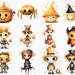 Watercolor Pastel Halloween Clipart, Pasteloween Clipart, Cute Pastel ...