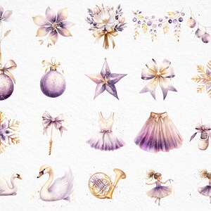 Watercolor Nutcracker Ballet Clipart, Nutcracker Christmas, Ballerina ...