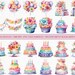 Watercolor Pastel Rainbow Birthday Clipart, Watercolor Birthday Clipart ...