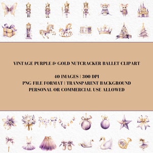 Watercolor Nutcracker Ballet Clipart, Nutcracker Christmas, Ballerina ...