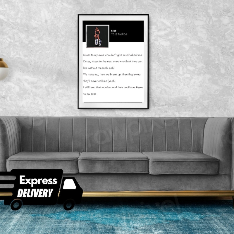 Tate Mcrae Think Later Poster - Etsy