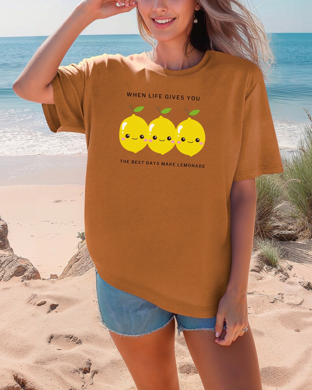 When Life Gives You Lemons T-shirt, Relaxed Fit, Positive Quote Shirts ...