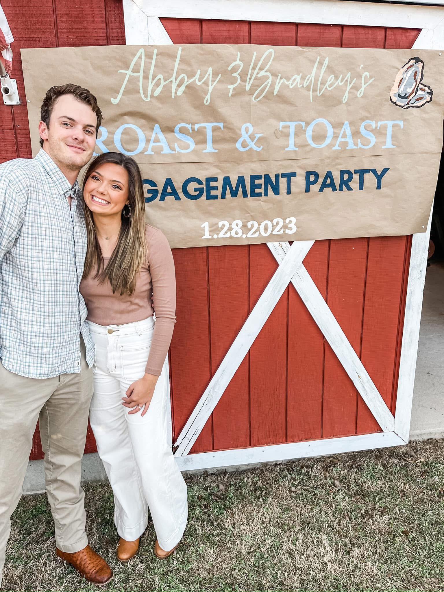 Engagement Painted Banner - Etsy
