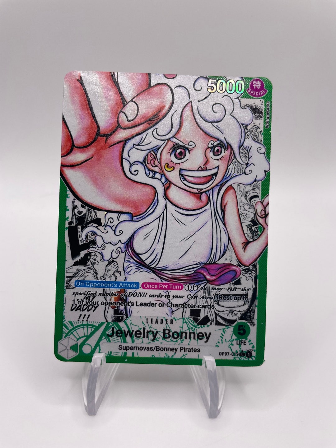 Jewelry Bonney Inspired Foil Card for One Piece TCG OP07 - Etsy