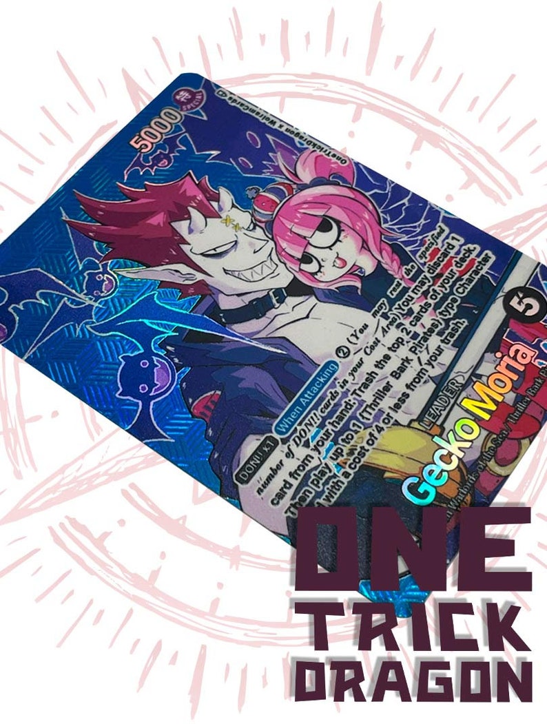 Lider Custom Gecko Moria V1 OP06 in Embossed Aluminum Transparent Box ...