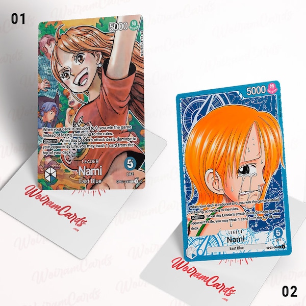 One Piece Custom Leader Cards - Etsy