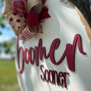 OU Door Hanger | Oklahoma | OU Door Sign | Oklahoma Sooners ...