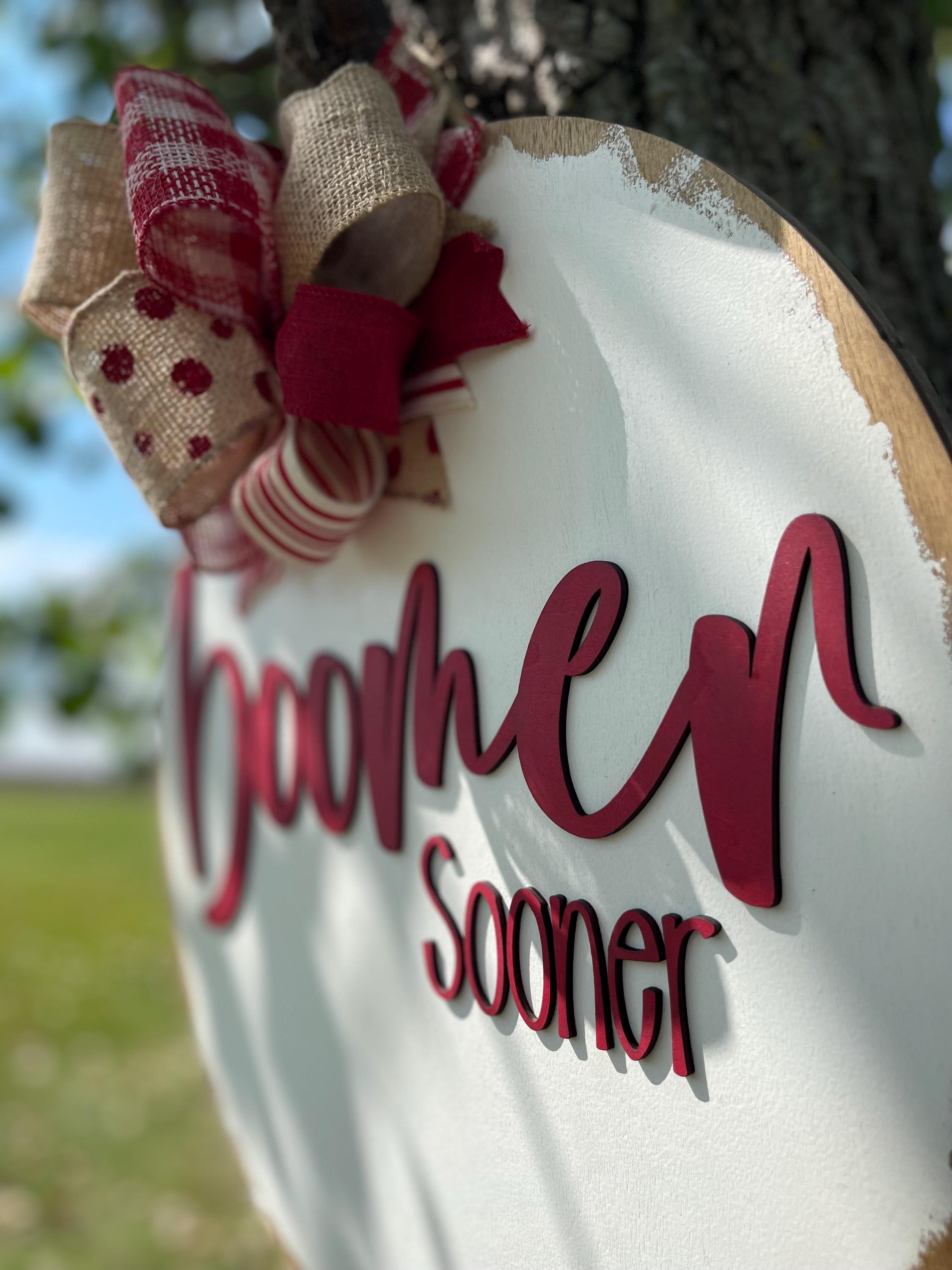 OU Door Hanger | Oklahoma | OU Door Sign | Oklahoma Sooners ...