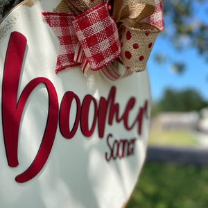 OU Door Hanger | Oklahoma | OU Door Sign | Oklahoma Sooners ...