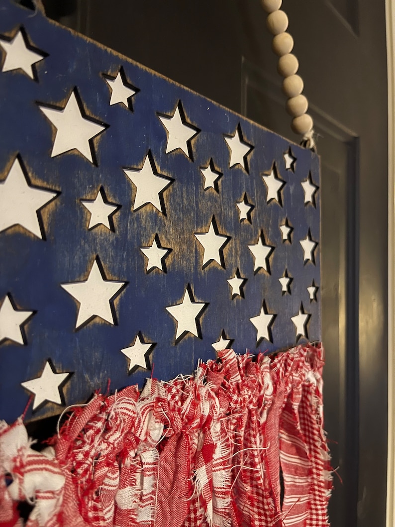 American Flag SVG USA Patriotic Red White Blue America Fourth of July ...