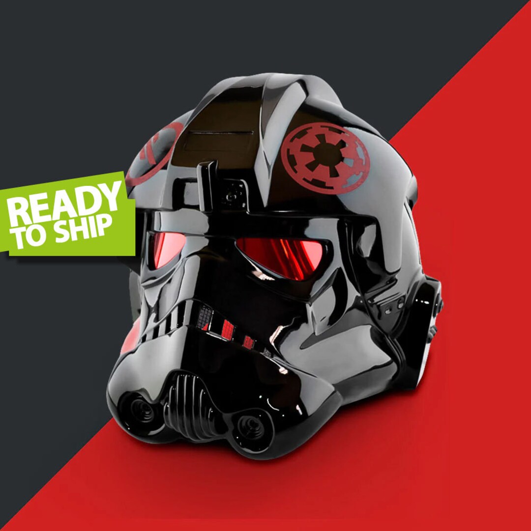 TIE Fighter Pilot Helmet Inferno Squad / Cosplay Helmet / Imperial ...