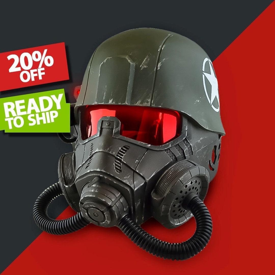 NCR Elite Riot Gear Helm / Cosplay Helm / Game Helm / Fallout Cosplay ...