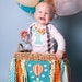 Hot Air Balloon Highchair First Birthday Party Decoration, Personalized ...